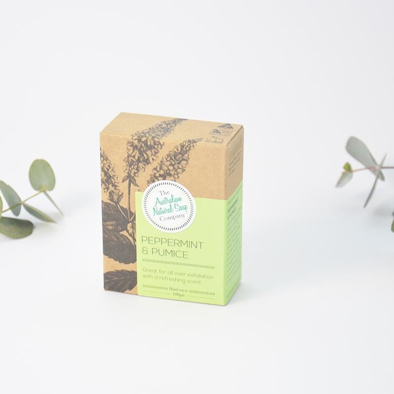 ANSC Exfoliating Soap Bar - Peppermint & Pumice – BeEco