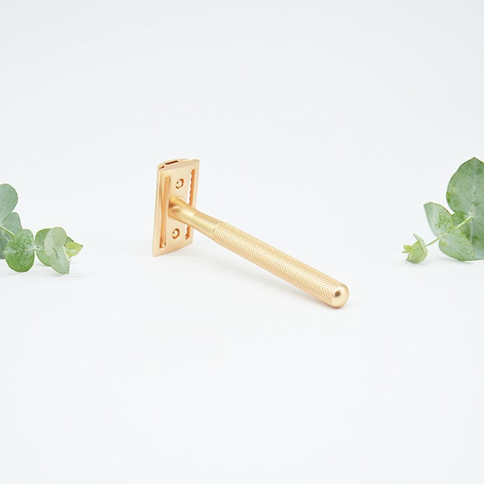 Safety Razor with Replacement Blades - Gold– BeEco