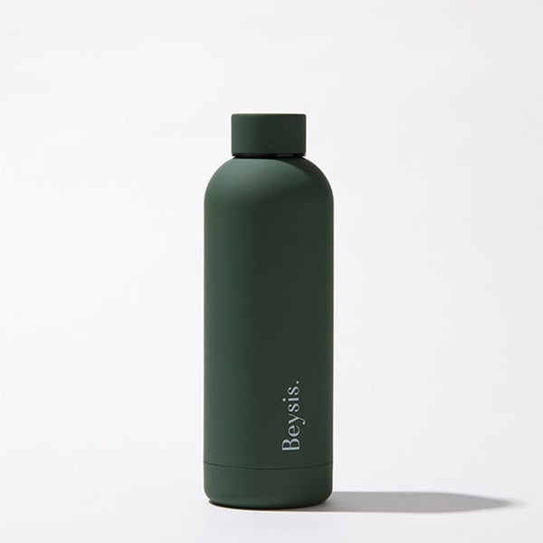Insulated Stainless Steel Beysis Water Bottle - Olive Green 500ml – BeEco