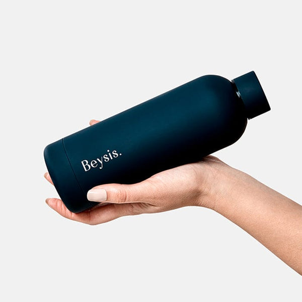 Insulated Stainless Steel Beysis Water Bottle - Navy 500ml – BeEco