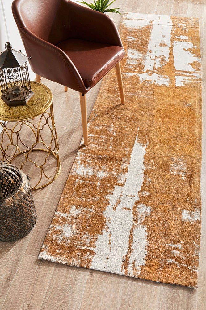 Mayur 11 Mustard Runner Rug – BeEco