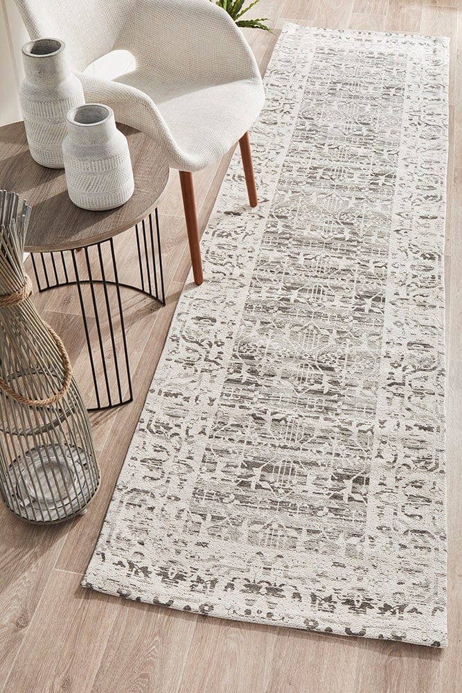 Mayur 88 Silver Runner Rug – BeEco