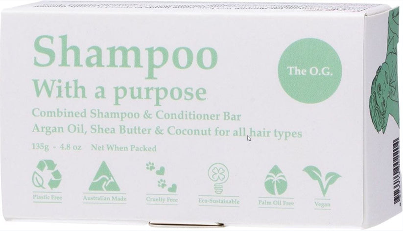 Shampoo With A Purpose 135g - Original for All Hair Types – BeEco