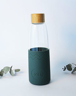 Sol Glass Bottle - Deep Sea Green 850ml – BeEco