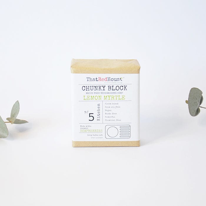 Dishwashing Soap Block - Lemon Myrtle 140g – BeEco